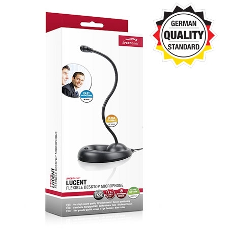 Mikrofon SPEEDLINK LUCENT Flexible Desktop black, SL-8708-BK - Genelec ...