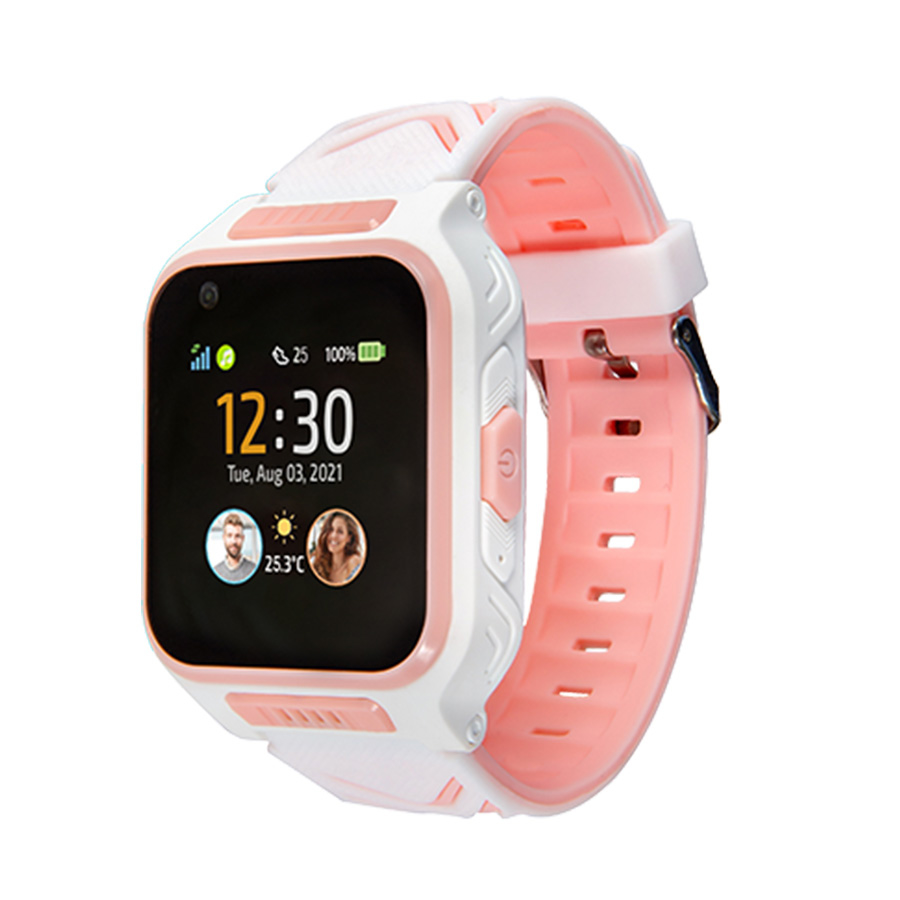 Myki dječiji pametni sat 4 White/Pink, GPS, SIM, LOCATION, CALLS, CHAT ...