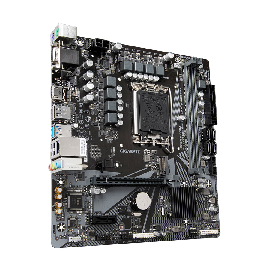 GIGABYTE MB H610M H DDR4 1.1 Intel H610;LGA 1700; 2xDDR4;VGA,HDMI;micro ...