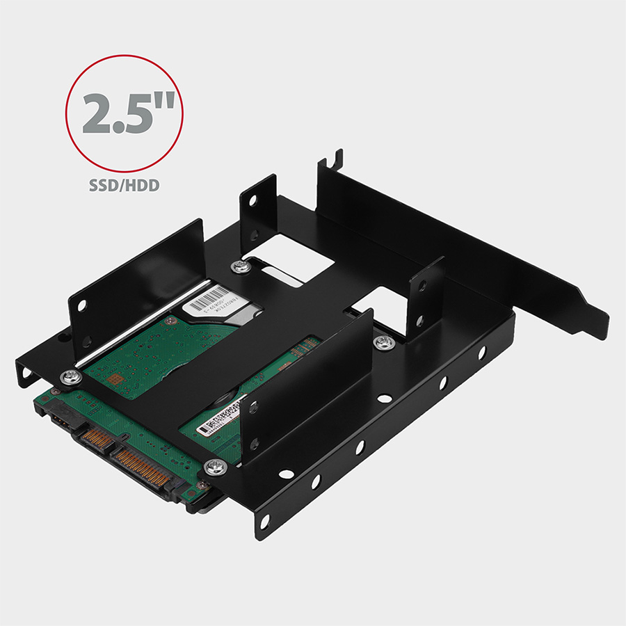 Adapter interni AXAGON RHD-P35 2x2,5" HDD/SSD into PCI position, black ...