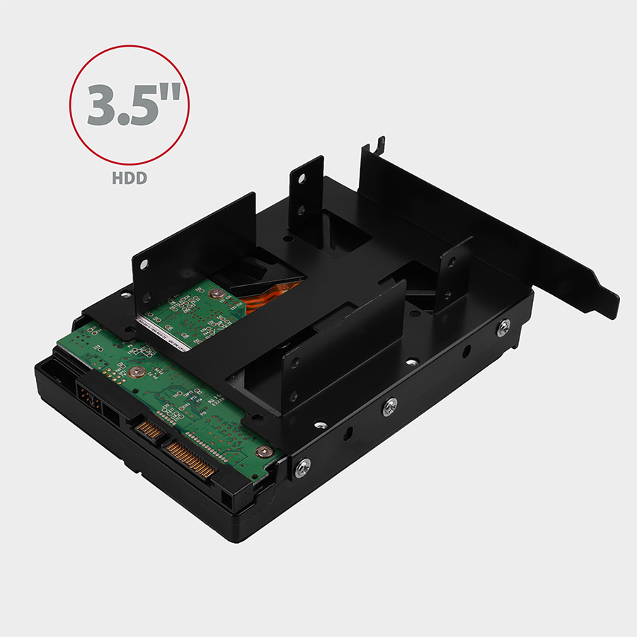 Adapter interni AXAGON RHD-P35 2x2,5" HDD/SSD into PCI position, black ...