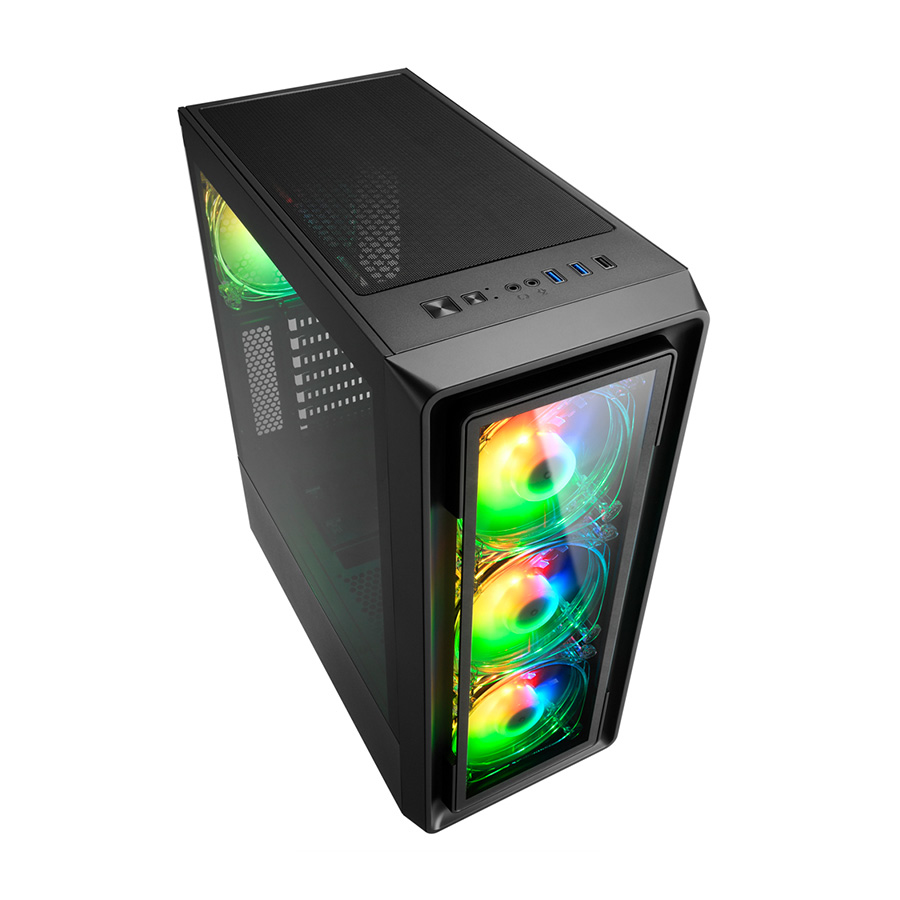 Kućište SHARKOON gaming, TK4 RGB, ATX, ventilator 4x120mm Addressable ...