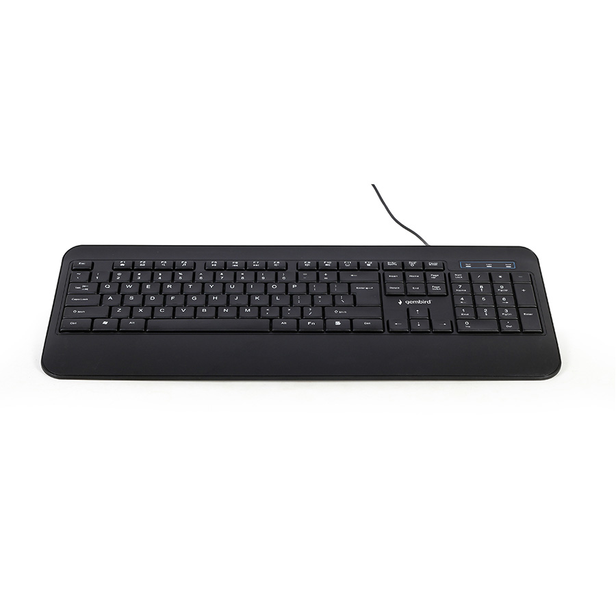 Tastatura GEMBIRD, KB-UML-03 Slim Rainbow backlight multimedia keyboard ...
