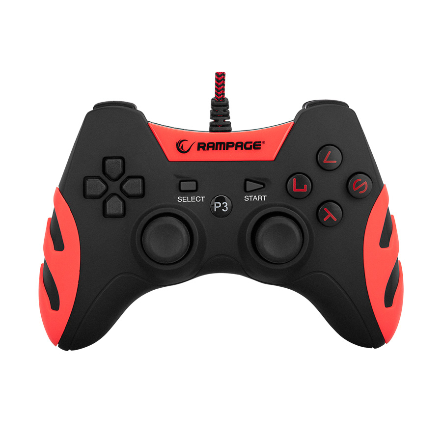 Game Pad gaming RAMPAGE Snopy SG-R218 PS3/PC X INPUT Red USB 1.8m ...