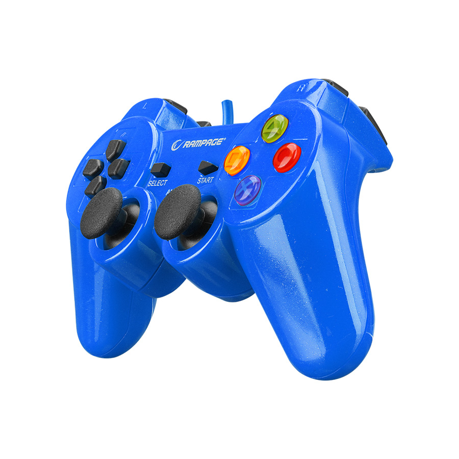 Game Pad gaming RAMPAGE Snopy SG-R602 PS3/PC Blue USB 1.8m Joypad ...