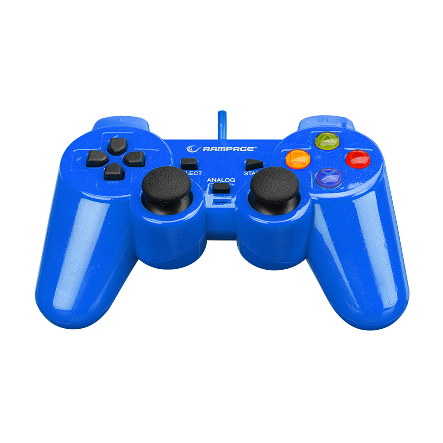 Game Pad gaming RAMPAGE Snopy SG-R602 PS3/PC Blue USB 1.8m Joypad ...