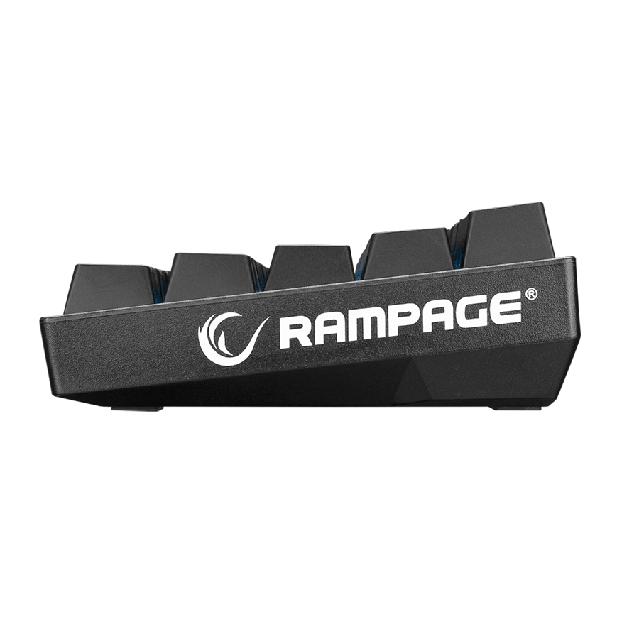 Tastatura gaming RAMPAGE KB-RX63 B-ATOM Black Bluetooth RGB Backlight ...