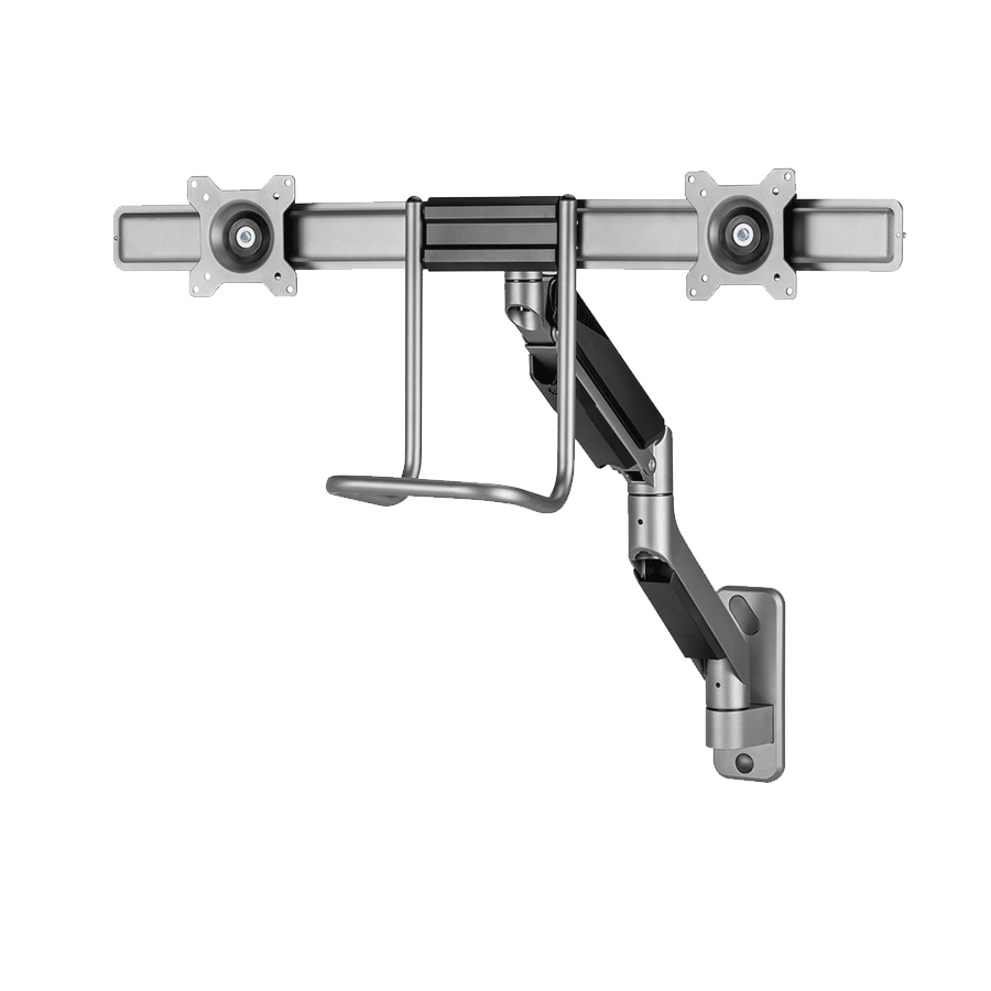 NOSAČ ZA DVA MONITORA GEMBIRD MA-WA2-02, montaža na zid, 17”-32”, up to ...