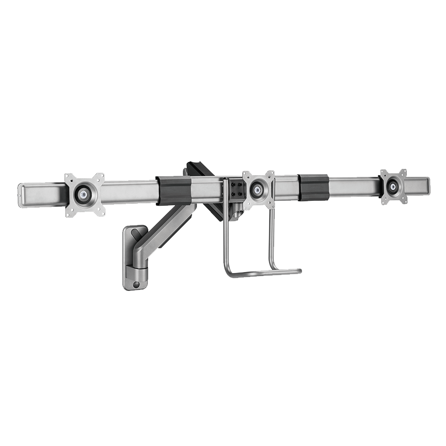 NOSAČ ZA DVA MONITORA GEMBIRD MA-WA3-01, montaža na zid, do 27”, up to ...