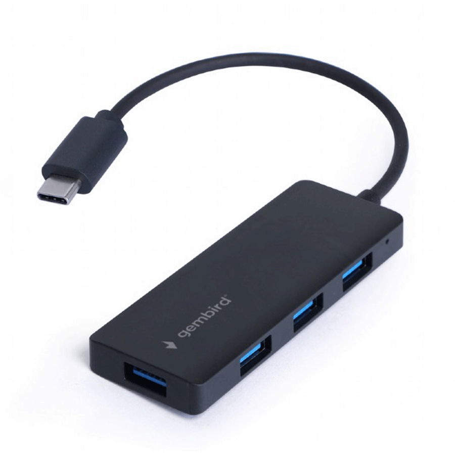 USB HUB GEMBIRD 4-port USB 3.1 (Gen 1) Type-C hub, UHB-CM-U3P4-02 ...