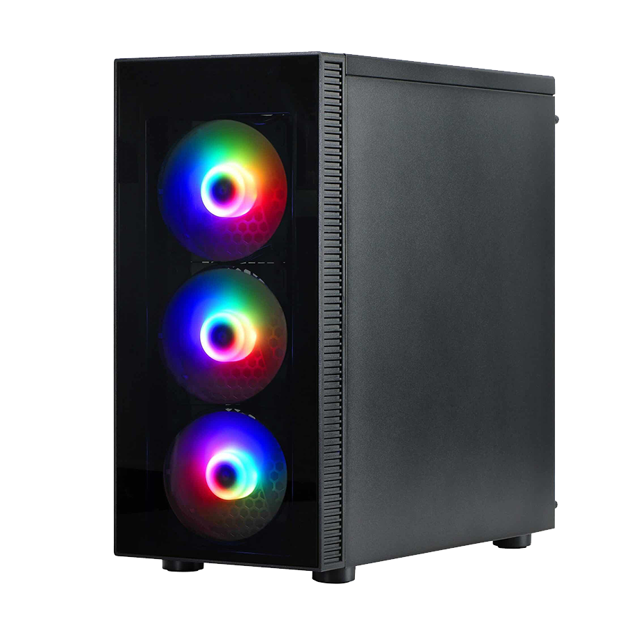 Kuciste Spire case VISION 7025 RGB gaming ATX 4xRGB fan 120mm VGA 370mm ...