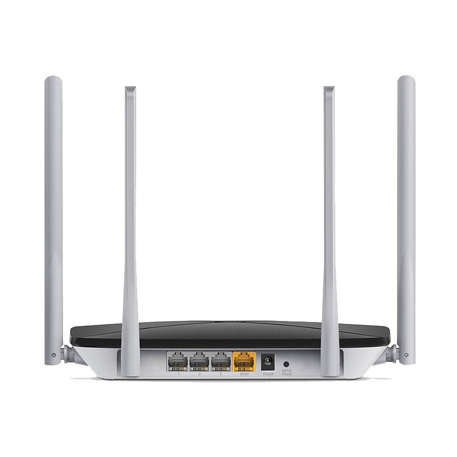 MERCUSYS AC12 AC1200 Dual Band Wireless Router 802.11ac, 4xLAN, 1WAN ...