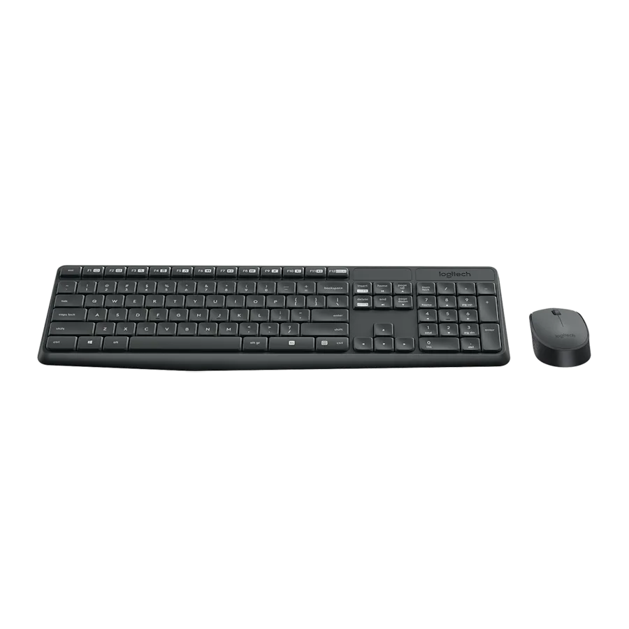 Tastatura + miš bežično Logitech MK235, crno, US layout, 920-007931 ...