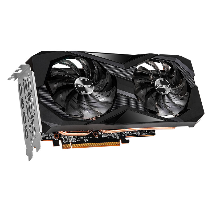 VGA ASROCK AMD Radeon RX 6600 XT Challenger D 8GB OC RX6600XT CLD 8GO ...