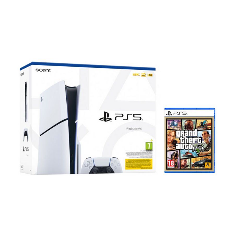 PlayStation 5 Slim D ch + GTA V PS5 1000040587PS5X-011 - Genelec d.o.o. - Online Trgovina ...