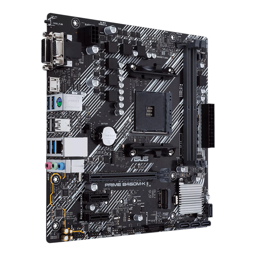 ASUS MB PRIME B450M-K II AMD B450;AM4;2xDDR4 VGA,DVI,HDMI;micro ATX ...
