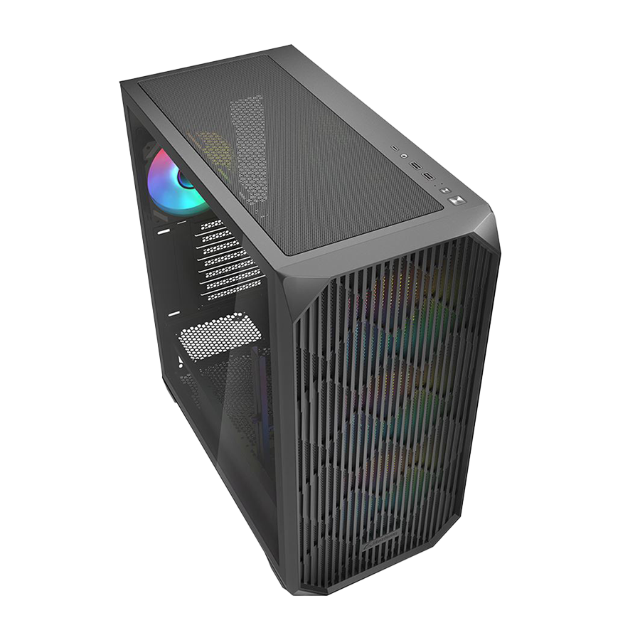 Kućište SHARKOON gaming, AK3 RGB Black ATX, ventilator 4x120mm ...