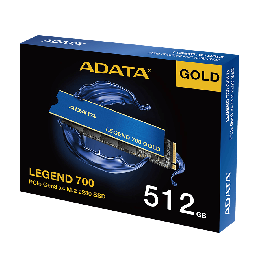 SSD ADATA 512GB NVMe LEGEND 700 PCIe Gen3 x4 M.2 2280 speed up to 2,000 ...