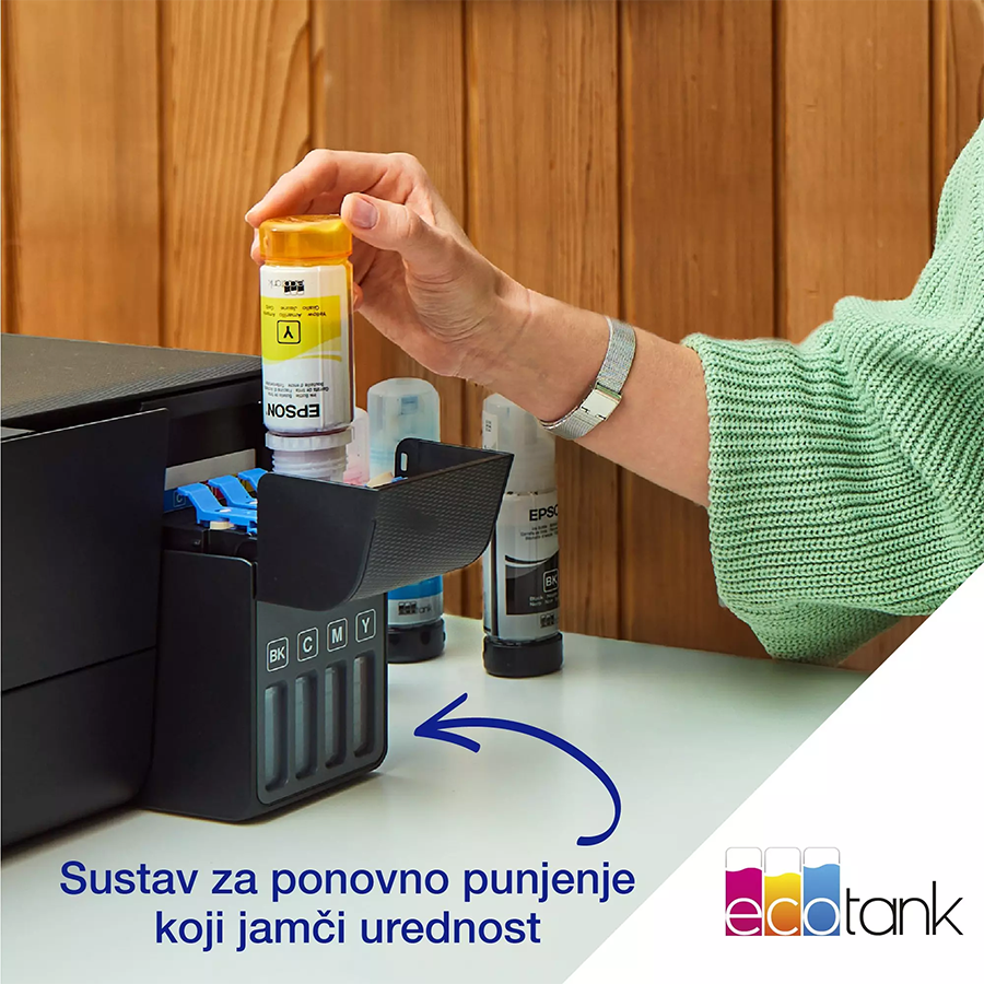 Printer EPSON EcoTank L3560 print/scan/copy/fax Rez.4.800 x 1.200 dpi ...