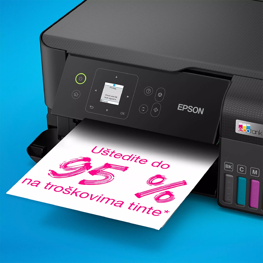 Printer EPSON EcoTank L3560 print/scan/copy/fax Rez.4.800 x 1.200 dpi ...
